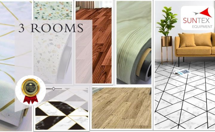 Premium PVC Vinyl Flooring Rubber Carpet 20m x 1.37m (4.5 feet ...