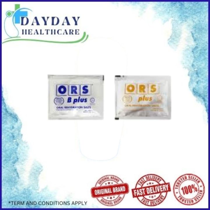 ORS Oral Rehydration Salt Plus Orange/Natural 5.145g Sachets (1packet ...