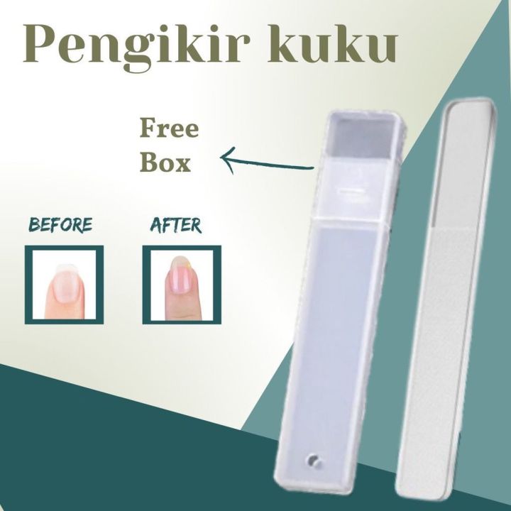 【FREE BOX】TS Crystal Nail Gel Kaca Berkas Nail Nano Nail File Magic ...