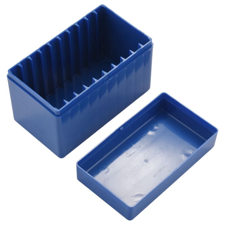 Square Plastic 10 Coin Capacity Holder Slab Storage Box Case Fit for ...