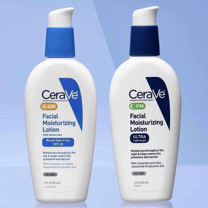 CeraVe AM Facial Moisturizing Lotion with Sunscreen BROAD SPECTRUM SPF ...