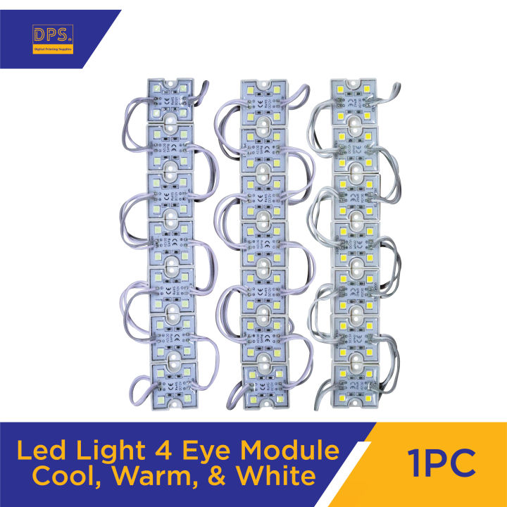 DPS HQ Led Light 4 Eye Module Cool, Warm, & White (1pile=20pcs) 1Watts ...