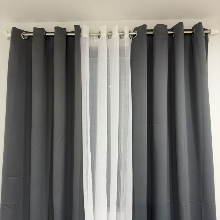 「Ship Today」 8ft Blackout Curtain 140cm（Width）X240cm （Length）Home Door ...