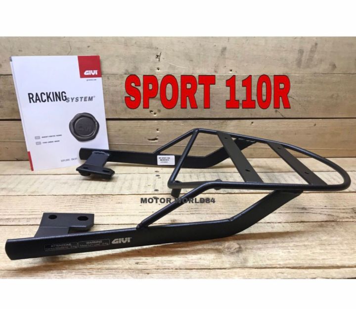 GIVI SmSport 110R SM SPORT-E Rack Sym Rack MV Base Plate Ready Plug n ...
