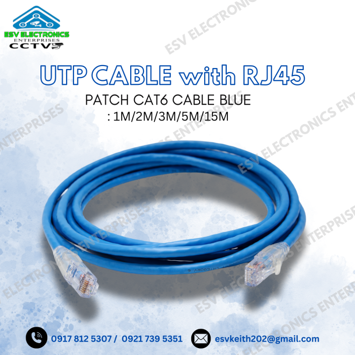 PATCH CAT6 CABLE - READY MADE UTP CABLE with RJ45 | Lazada PH