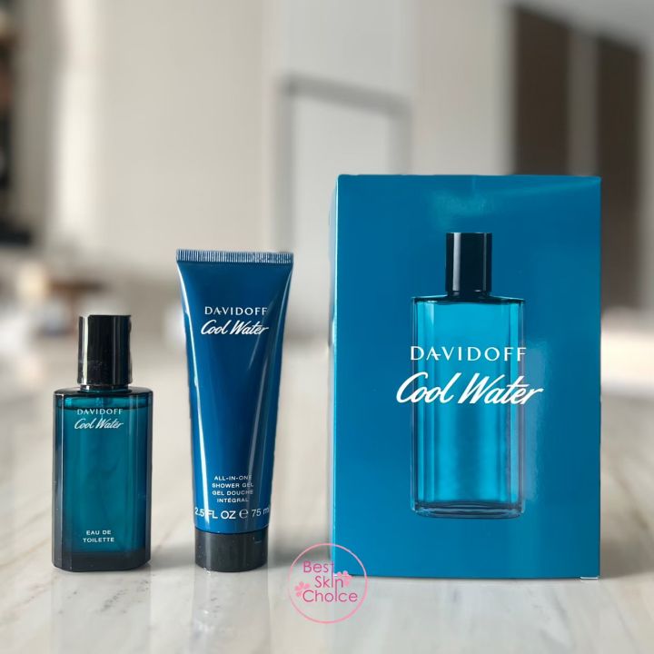 DAVIDOFF Cool Water For Men Set (Limited Edition) EDT 40mL + Shower Gel ...
