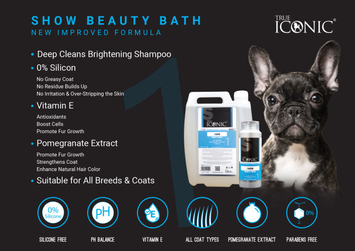 True Iconic Show Beauty Bath Dog Shampoo 400ml | Lazada