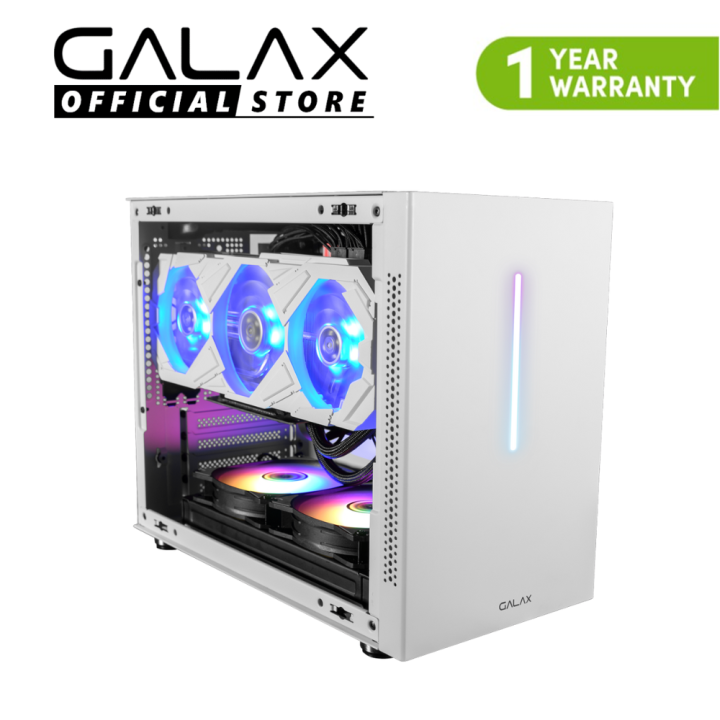 GALAX PC Case REV-03 M-ATX/ITX WHITE 2in1 Compact Build PC Case ...