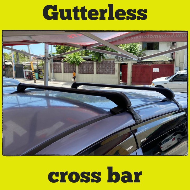 Universal gutterless crossbar perfect for cars without roofrail | Lazada PH