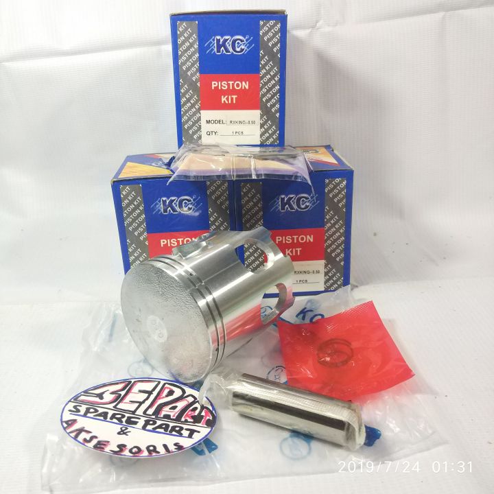 [3E] Seher kit RX King Os 50 - Piston kit KC | Lazada Indonesia