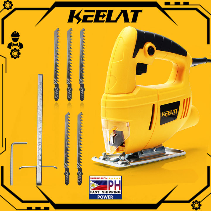 KEELAT 750W Electric Jig Saw Power Tools Carpenter Tools Wood Set ...