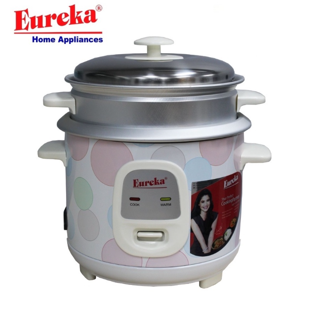 EUREKA ERC-1.8L (W/ STEAMER) / RICE COOKER 1.8 LITERS WITH STEAMER ...