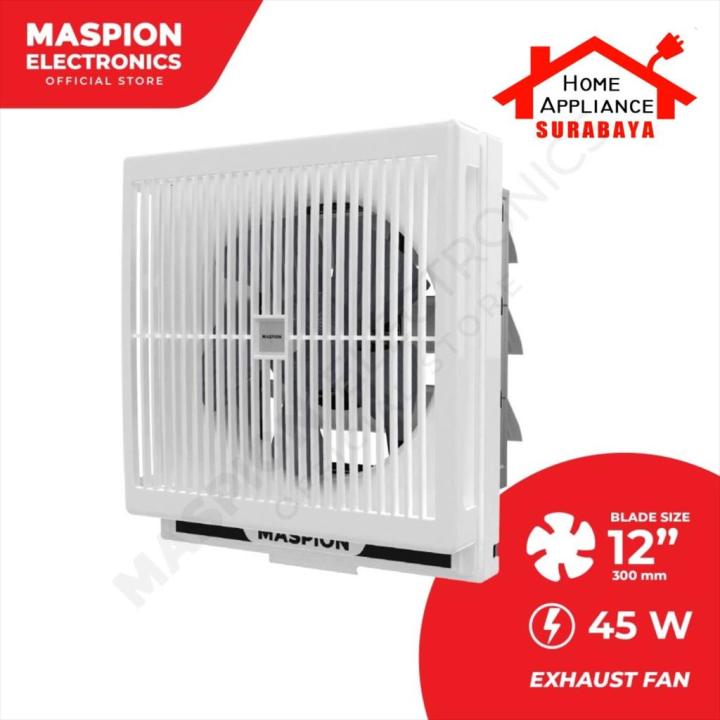 Maspion Wall Exhaust Fan Dinding 30CM 12 Inch Hexos MV-300-NEX / MV ...