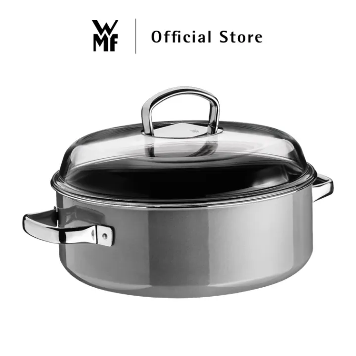 WMF Fusiontec Round Roaster Platinum with lid 28cm Platinum | Lazada PH