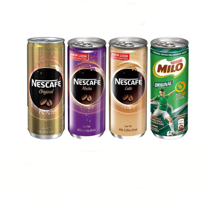 Nescafe/Nestle - Original/Mocha/Latte/Milo (240ml X 24 Cans) / (240ml X ...