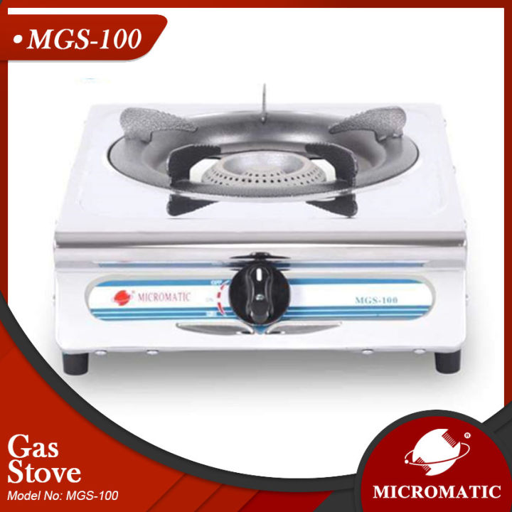 Micromatic MGS-100 Single Burner Gas Stove Stainless Steel Body ...