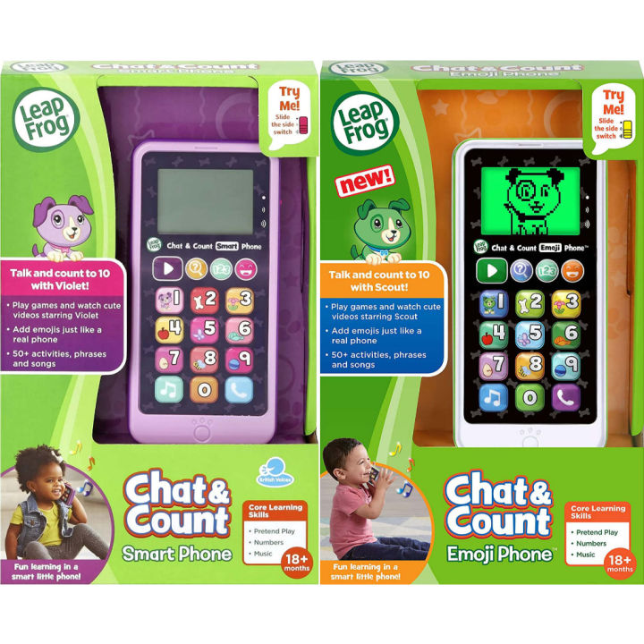 Leapfrog Chat and Count Emoji Phone - Call, Pretend Social Videos, Play ...