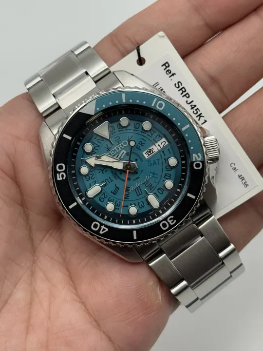SEIKO 5 SPORTS (SKELETON) Analog Teal Dial Automatic Men's Watch ...