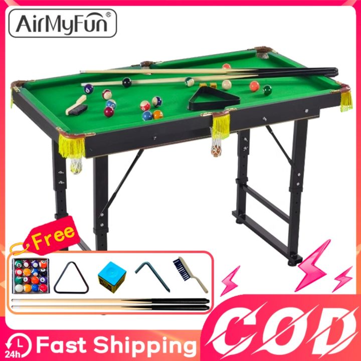120CM Billiard Table For Kids 4-18 Years Old Adjustable Metal Leg ...