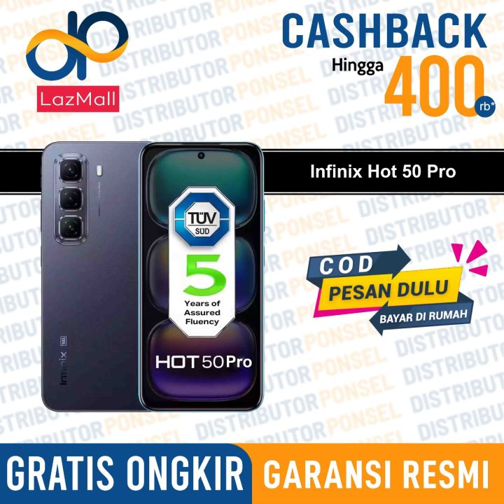 Infinix Hot 50 Pro Plus Pro+ 8/256 GB Hot 50 Garansi Resmi | Lazada ...