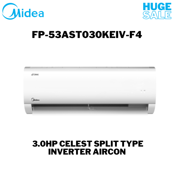 Midea FP-53AST030KEIV-F4 3HP Inverter Split Type Aiconditioner ...