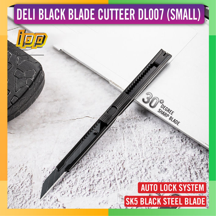 Deli Cutter DL0074H With SK5 Black Steel Blade / Metal Body Cutter ...