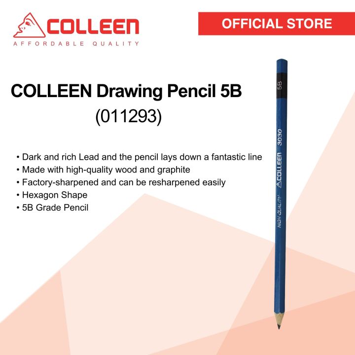 COLLEEN Drawing Pencil | 5B | 3030 | Lazada PH