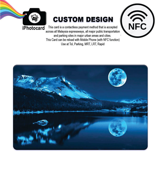 TOUCH N GO CARD - CUSTOM DESIGN (SUPER MOON) - Card Reload with Mobile ...
