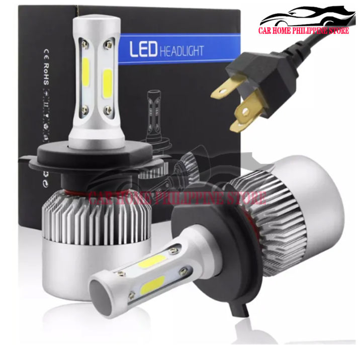 2 PCS Car Headlight Bulbs LED S2 Car Light 6500K 10000LM 60W H1 H3 H4 H7 H8 H11 9005 9006 LED ...