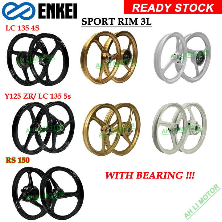ENKEI 3L SPORT RIM, HONDA RS 150, YAMAHA LC 135 4s, Y 125 ZR/ LC 135 5s ...