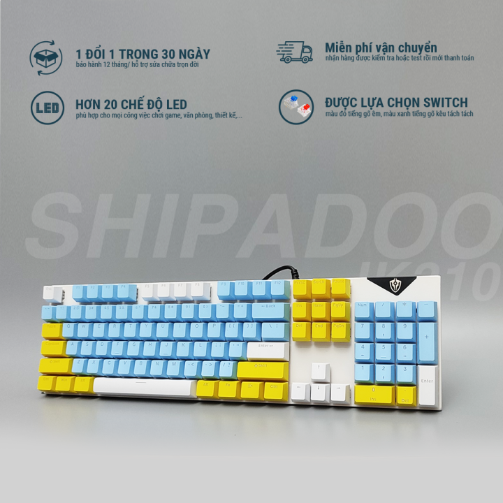 Bàn Phím Cơ SHIPADOO JK310 YWB | Lazada.vn