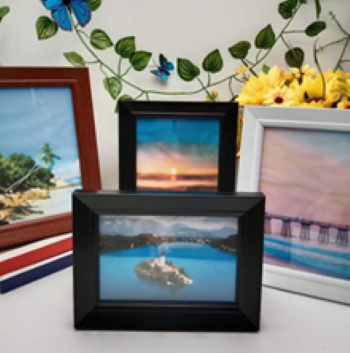 PVC Photo Frame with stand or hang wall plastic frame (no picture ...