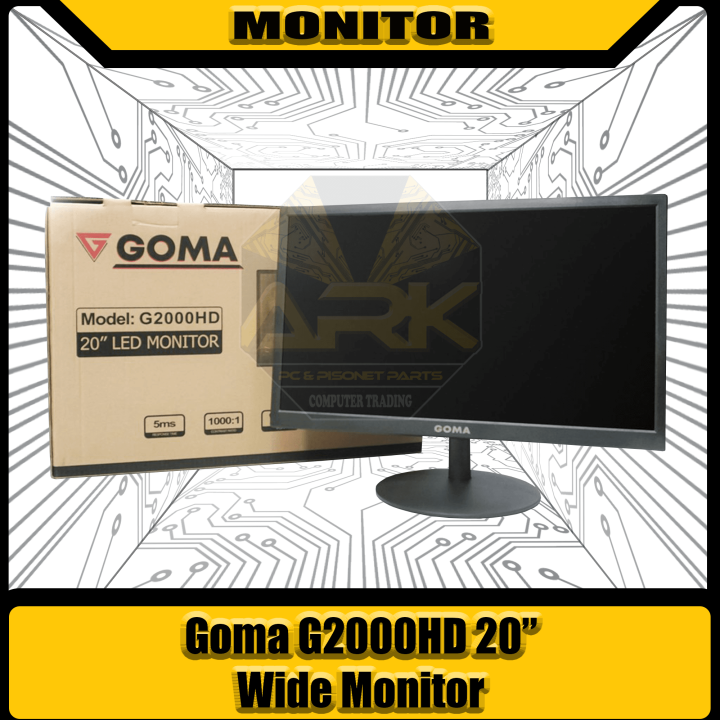 GOMA G200HD 20" Wide Gaming Monitor | Lazada PH