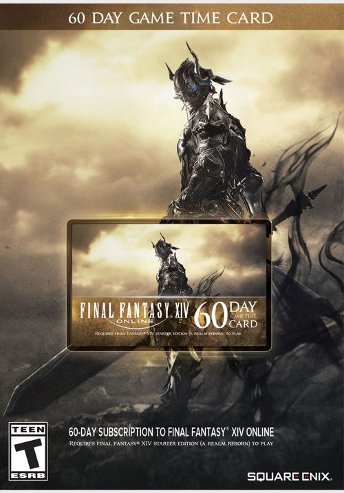 Final Fantasy XIV Online: 60 Day Time Card Digital Code US FFXIV ...