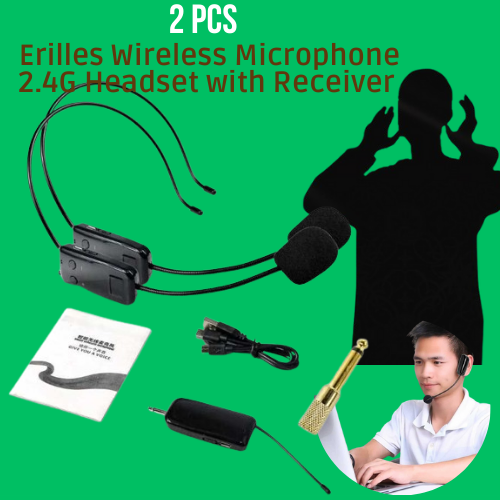 (HARGA GROSIR) DIKIRIM CEPAT *2 PCS* mic imam mesjid terbaik wireles karaoke suara jernih vocal ...
