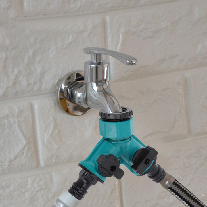 Water Splitter 2 Way Water Faucet Splitter Garden Y Hose Connector with ...