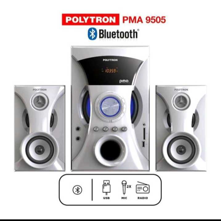 SPEAKER BLUETOOTH POLYTRON MULTIMEDIA PMA 9310/9505 SUARA JERNIH/SALON ...