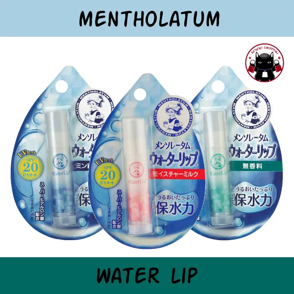 Mentholatum Water Lip เมนโทลาทัม วอเตอร์ ลิป SPF20 PA+++ 🇯🇵 Koneko ...