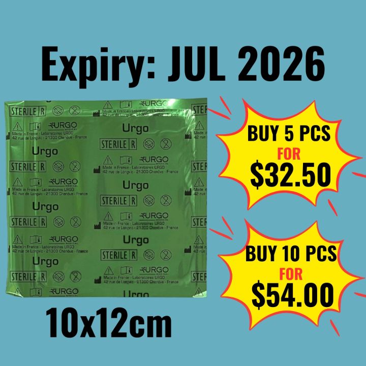 Urgotul Ag/Silver Dressing 10x12cm – Chronic Wounds Pressure Ulcers ...