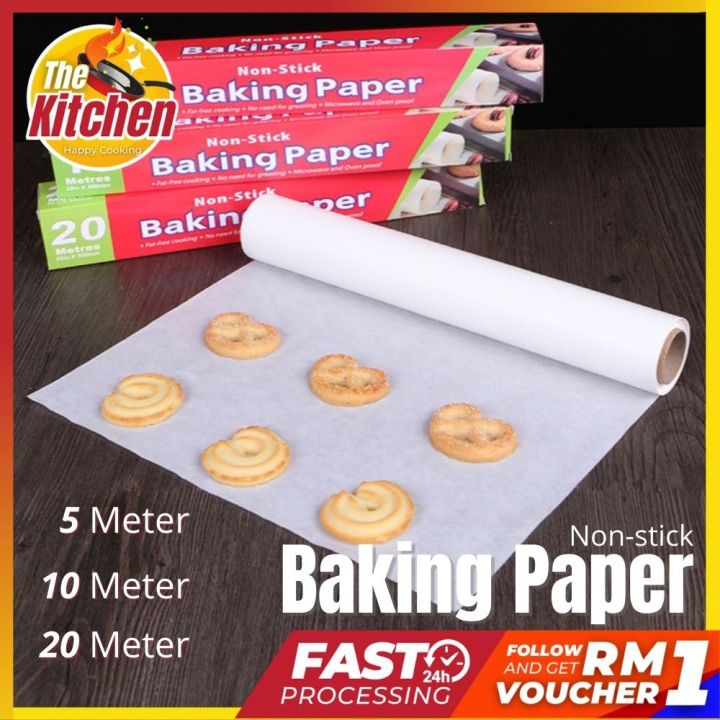 5m / 10m / 20m Parchment Paper Roll Baking Paper Oil-Absorbing Paper ...