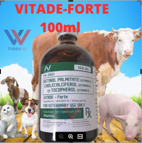 [1Bottle] VITADE - Forte 100 ML / Solution for I.njection / Multi ...