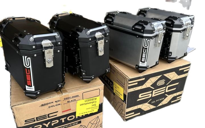 SEC 28L Panniers kryptonite side box and 18L alloy side box | Lazada PH