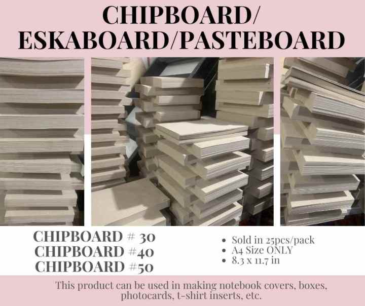 Chipboard Eskaboard Pasteboard #30 #40 #50 Chipboard Notebook Covers ...