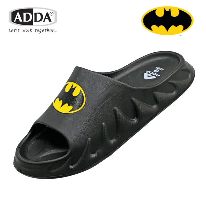 ADDA รองเท้าแตะ รองเท้าลำลอง แบบสวม ลาย Batman รุ่น 58703M1 (ไซส์ 7-10 ...