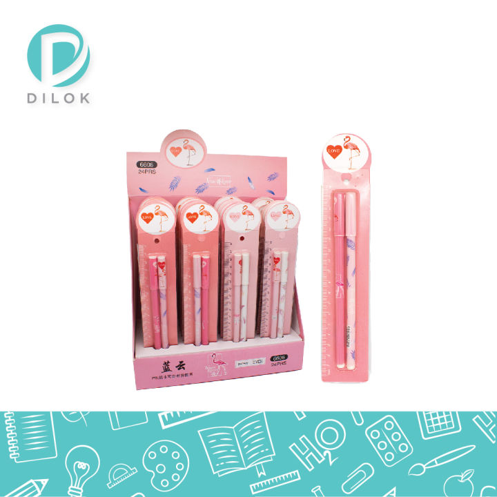 DILOK ปากกาเจล แพ็ค2แท่ง #6606 | Lazada.co.th