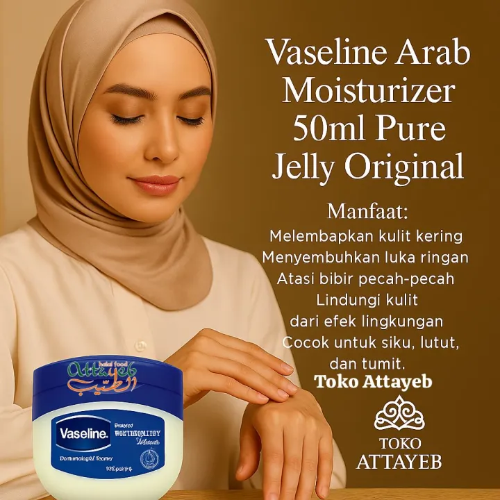 Vaseline Arab 50ml Vaseline Heling Jelly di jamin Original Arab (exp ...
