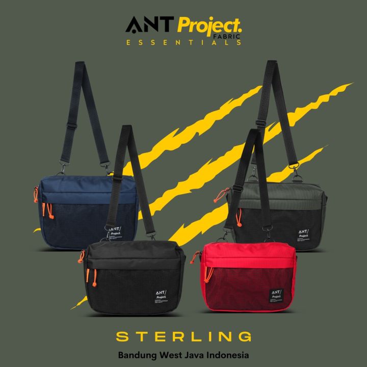Ant PROJECT - Sling Bag STERLING Black - Sacoche Bag | Lazada PH