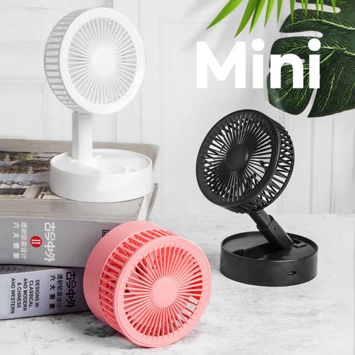 New Mini Portable Air Cooling Silent Fan Adjustable USB Rechargeable ...