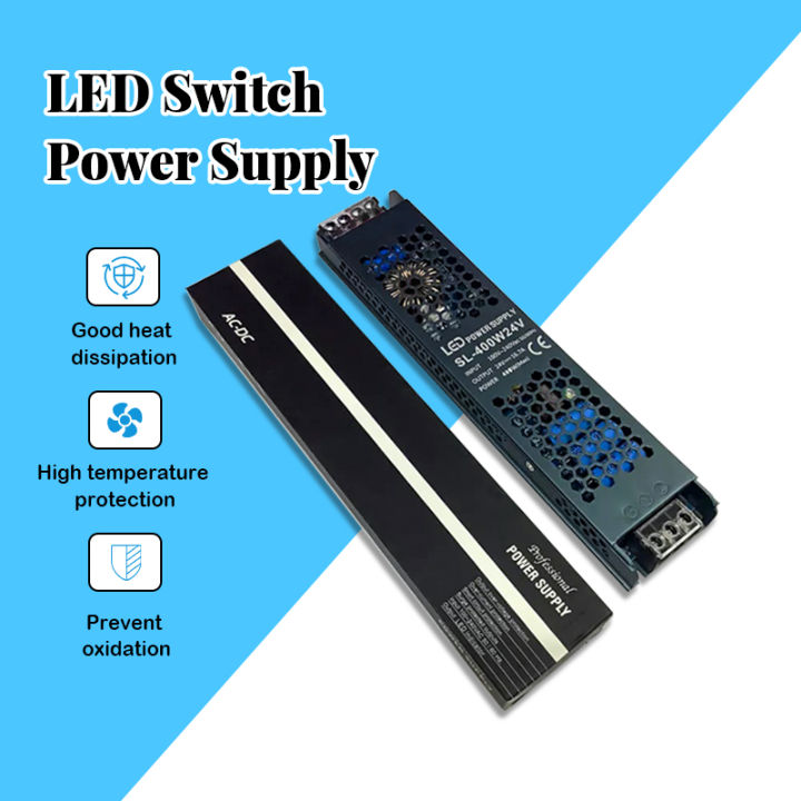 หม้อแปลง สวิตช์ชิ่ง LED DC 24V 400W AC 110-240V AC-DC Switching Power ...
