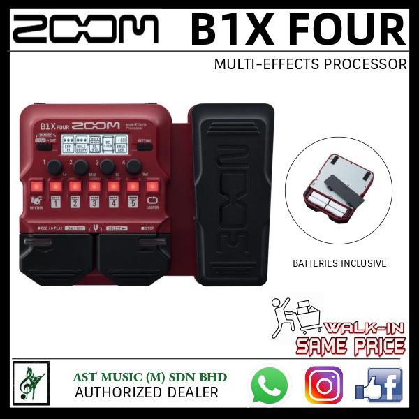 Zoom B1X Four Bass Multi-Effects with Expression Pedal | Lazada